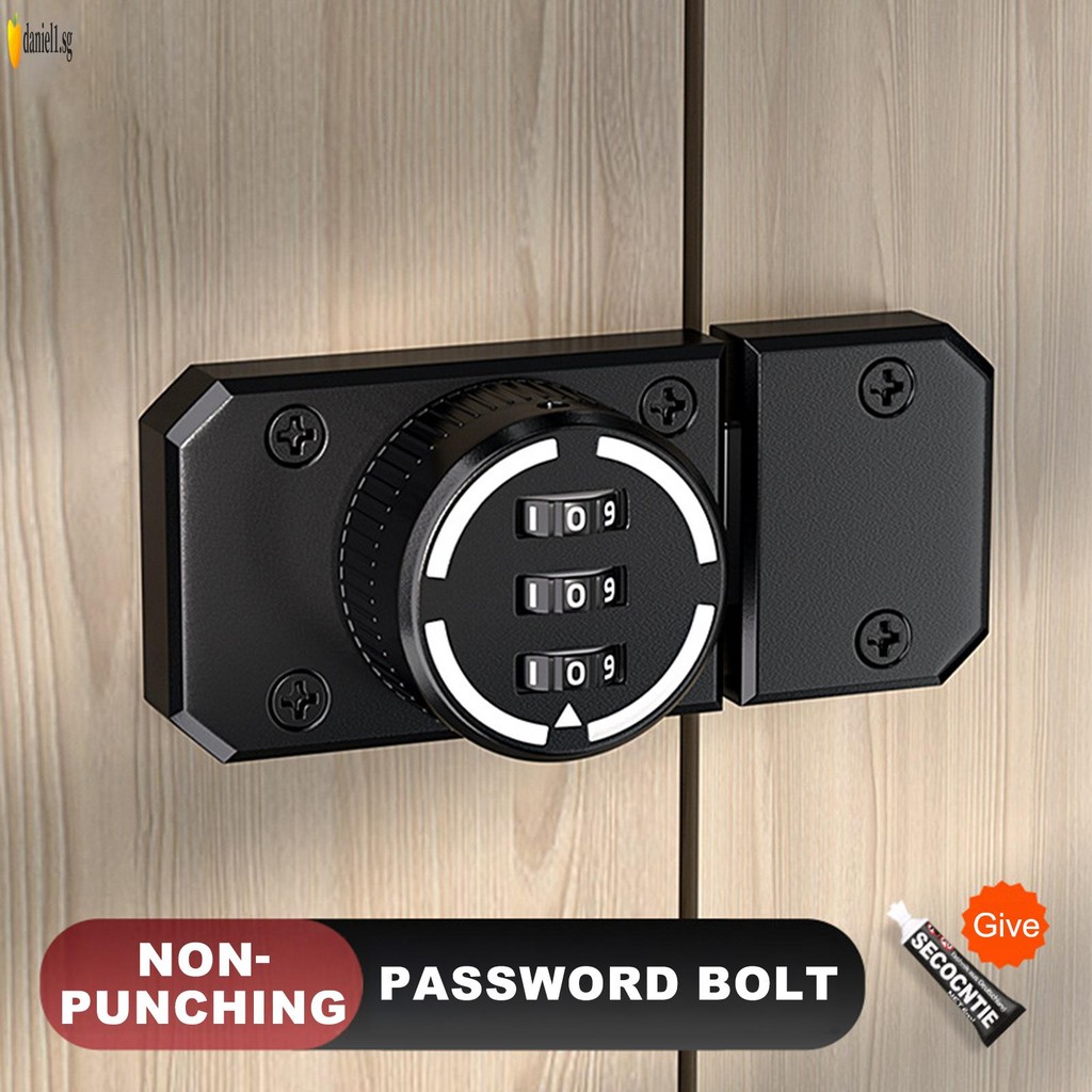 Cabinet Combination Lock with Adhesive Mechanical Keyless Cabinet Door ...