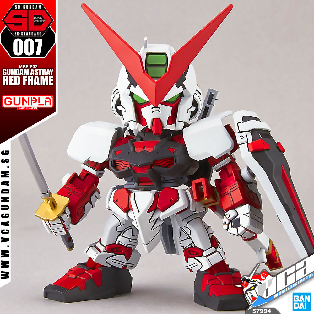 🔴 BANDAI GUNPLA SD EX STANDARD SDEX GUNDAM ASTRAY RED FRAME CUTE SMALL ...