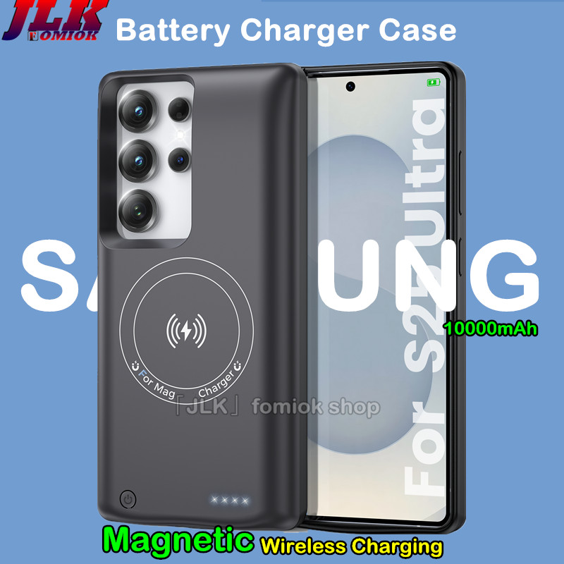 [JLK] 10000mAh Battery Charger Case Magnetic Wireless Charging for ...
