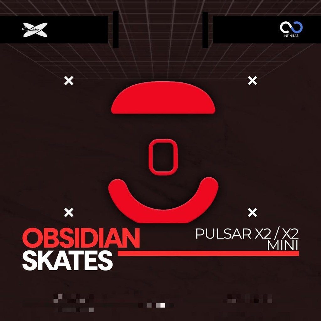 XRaypad Obsidian Pulsar X2 / MiniX2 / PTFE Series Mouse Feet Mouse ...