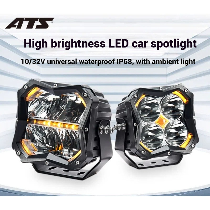 ATS off-road vehicle LED spotlight Wrangler roof luggage rack LED light ...