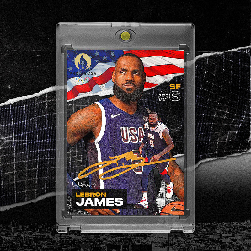 Drew Original LeBron James20242024 Paris Olympics USA Dream Team Signed ...