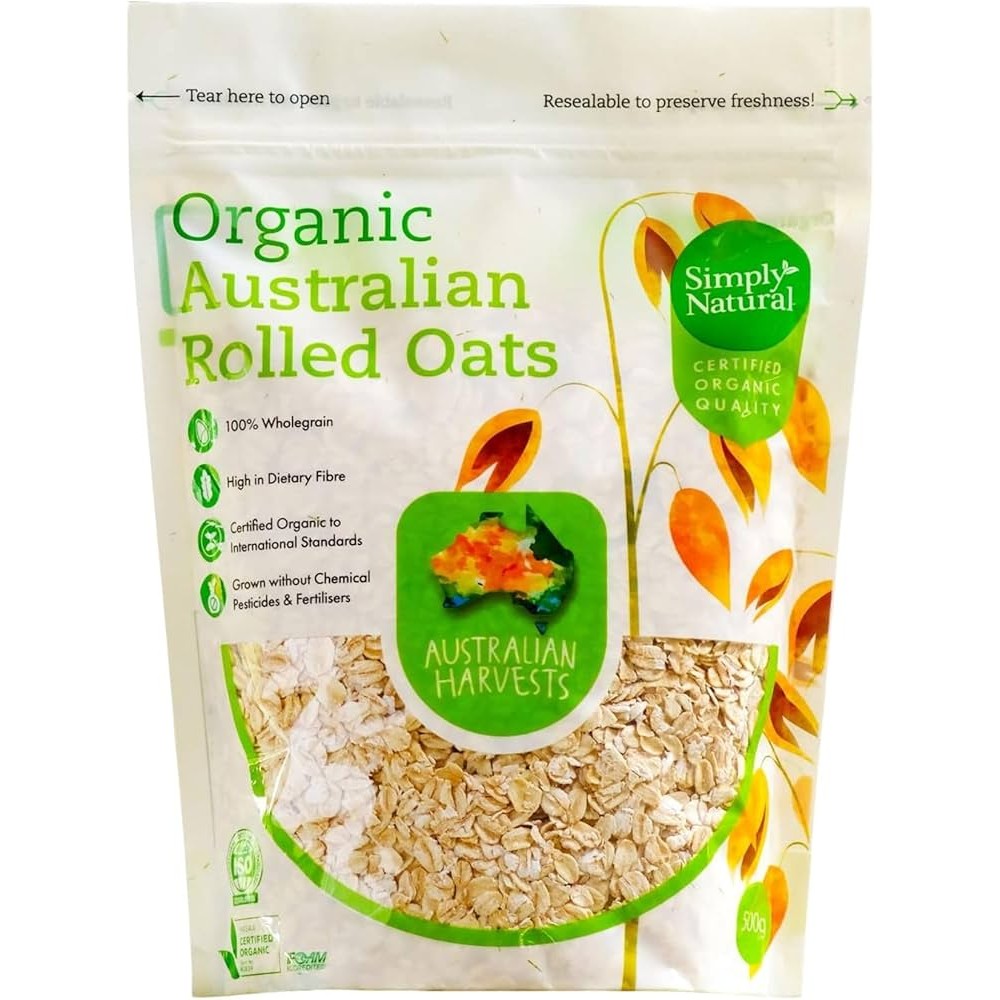 Simply Natural Organic Rolled Oats 500g | Shopee Singapore