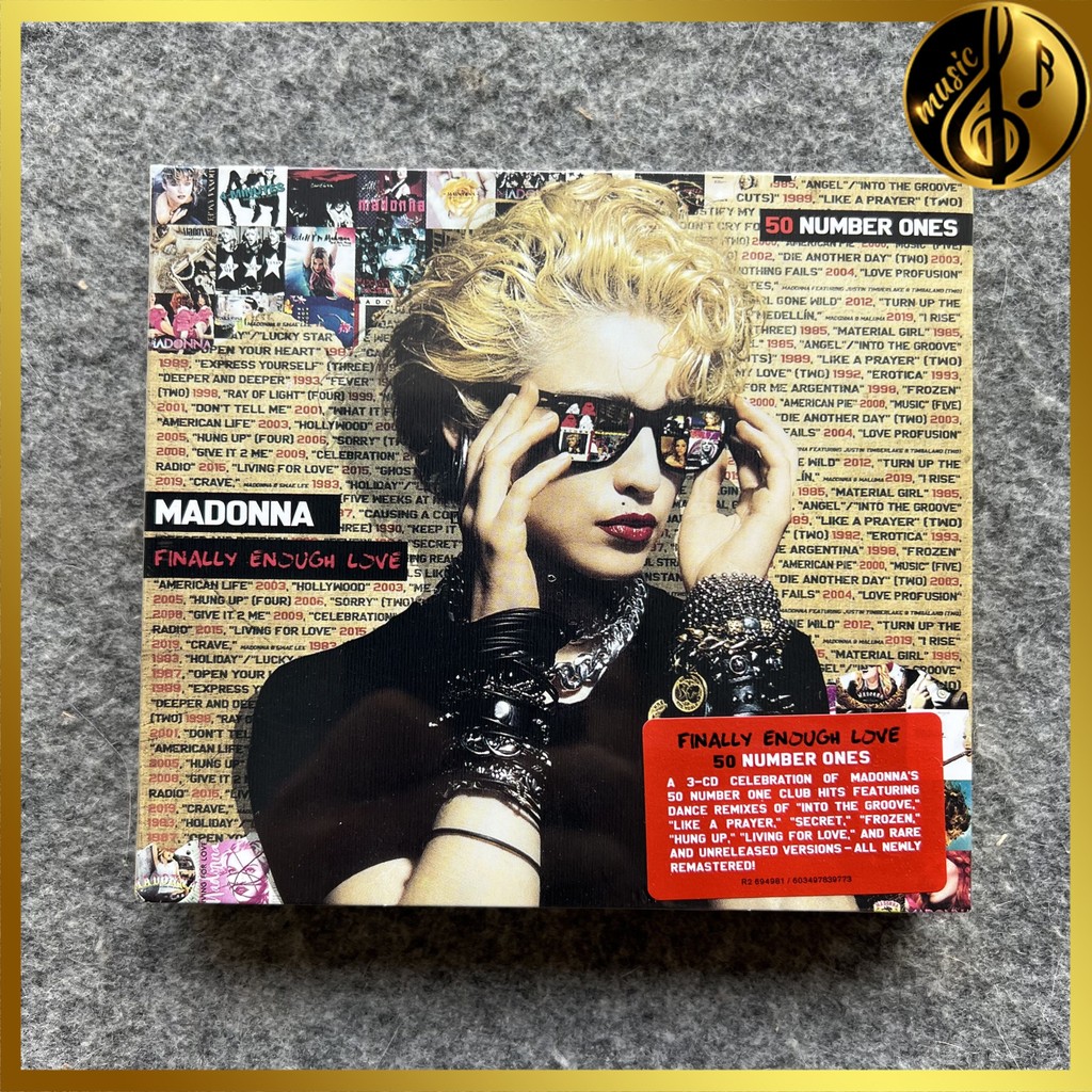 Madonna Finally Enough Love 50 Number Ones Original 3CD Album [Sealed ...