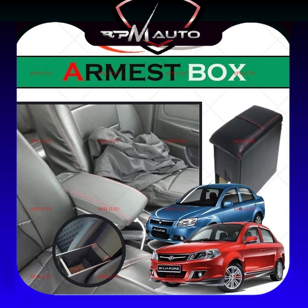 Proton Saga BLM FLX Arm Rest Car Armrest Console Box For OEM Storage ...