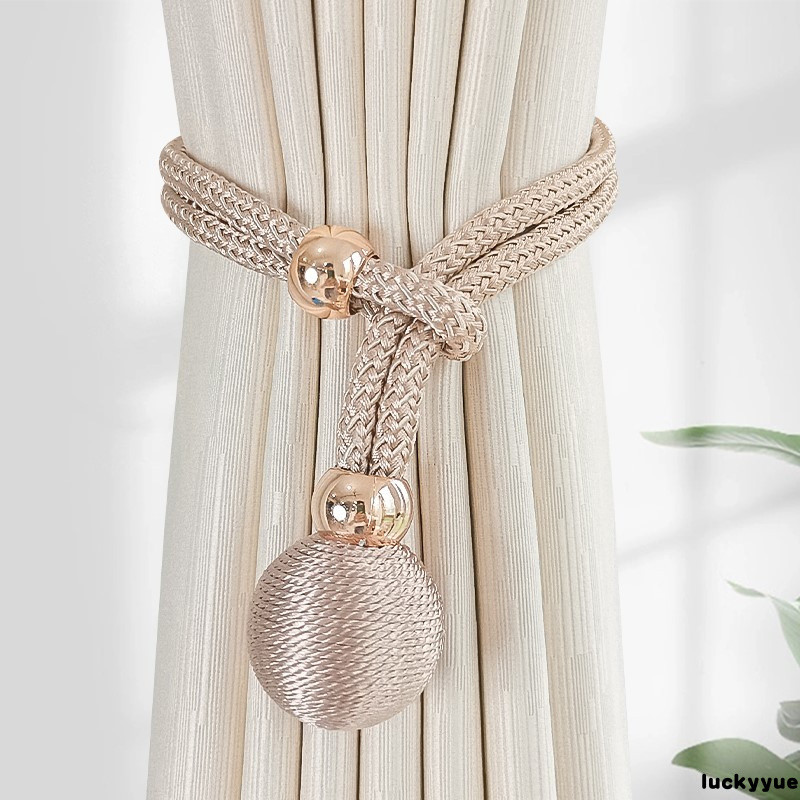 Hole-free Curtain Buckle Rope Curtain binding straps adjustable curtain ...