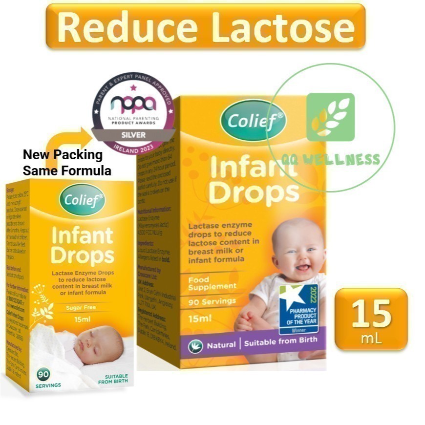 Colief Infant Drops 15ml Lactase Enzyme Drop Breast Milk Digestion ...