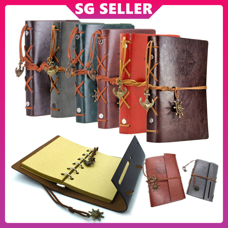 🔥Local Stock🔥Retro Notebook Leather Soft Cover Journal Traveler Diary ...