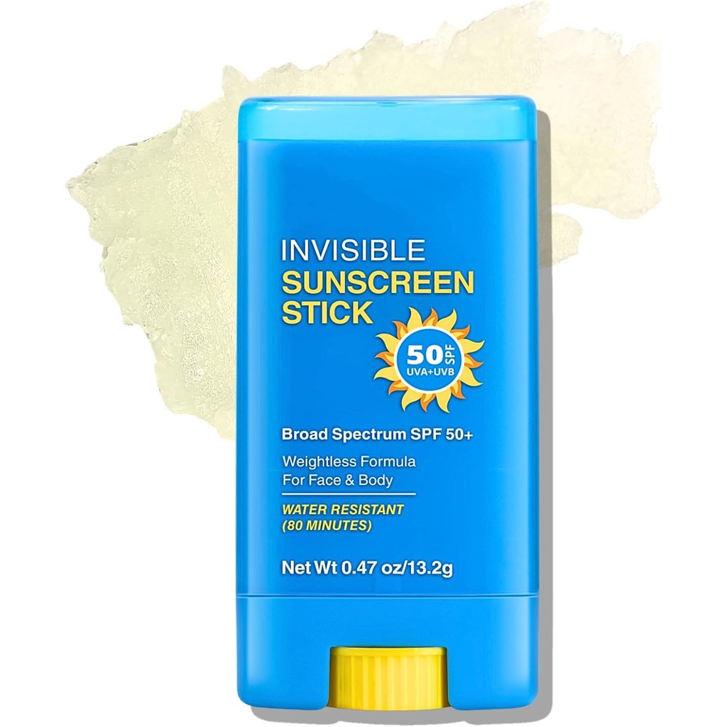 Invisible Sun Stick SPF 50, Sunscreen Stick for Face & Body, Sunscreen ...