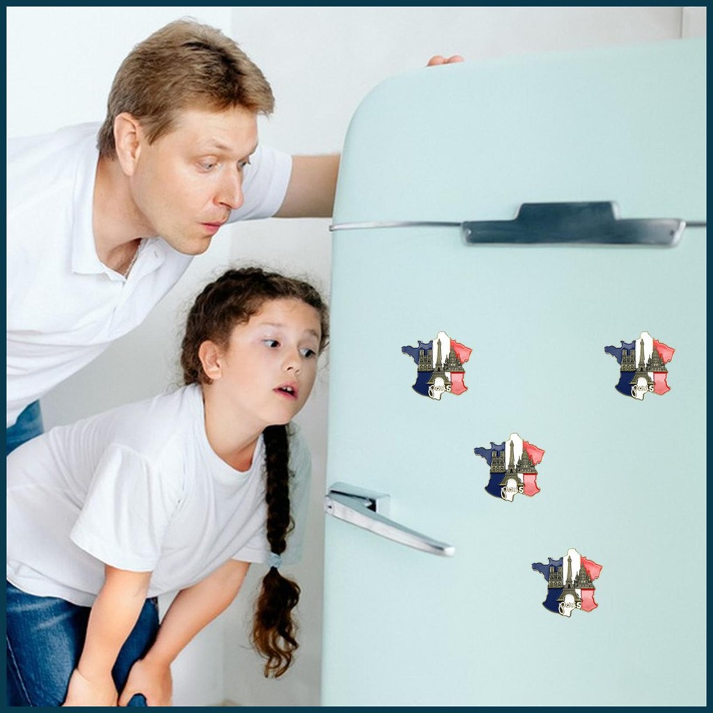 Fridge Magnet Sticker Tourist Refrigerator Stickers French Map ...