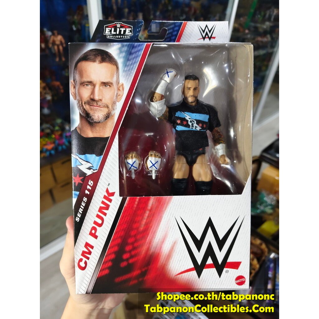 [2025.03] WWE Elite 115 CM Punk Action Figure | Shopee Singapore