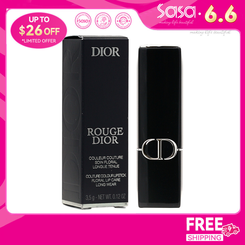 Christian Dior Rouge Dior Lipstick 999 (3.5g) | Shopee Singapore