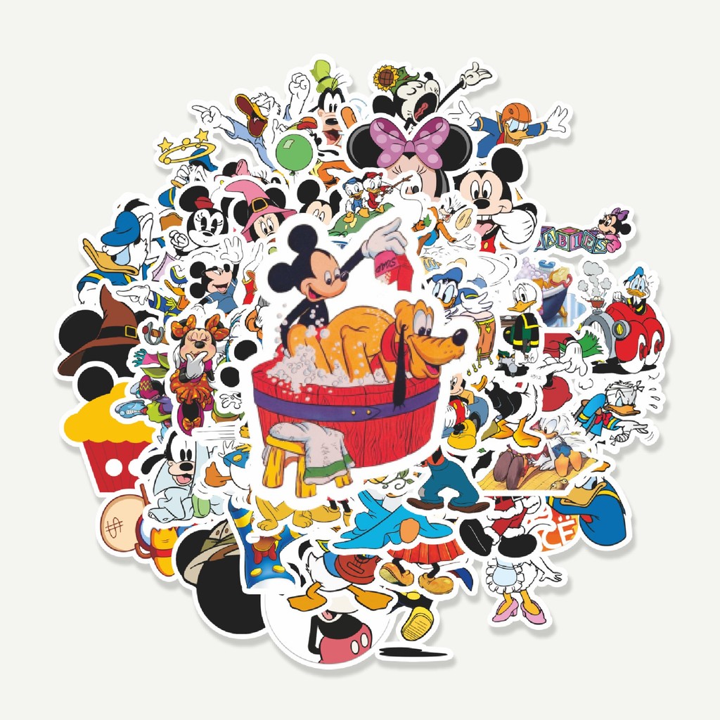 Sticker Pack Disney Mickey Mouse & Donald Duck Cartoon Stickers 2 ...