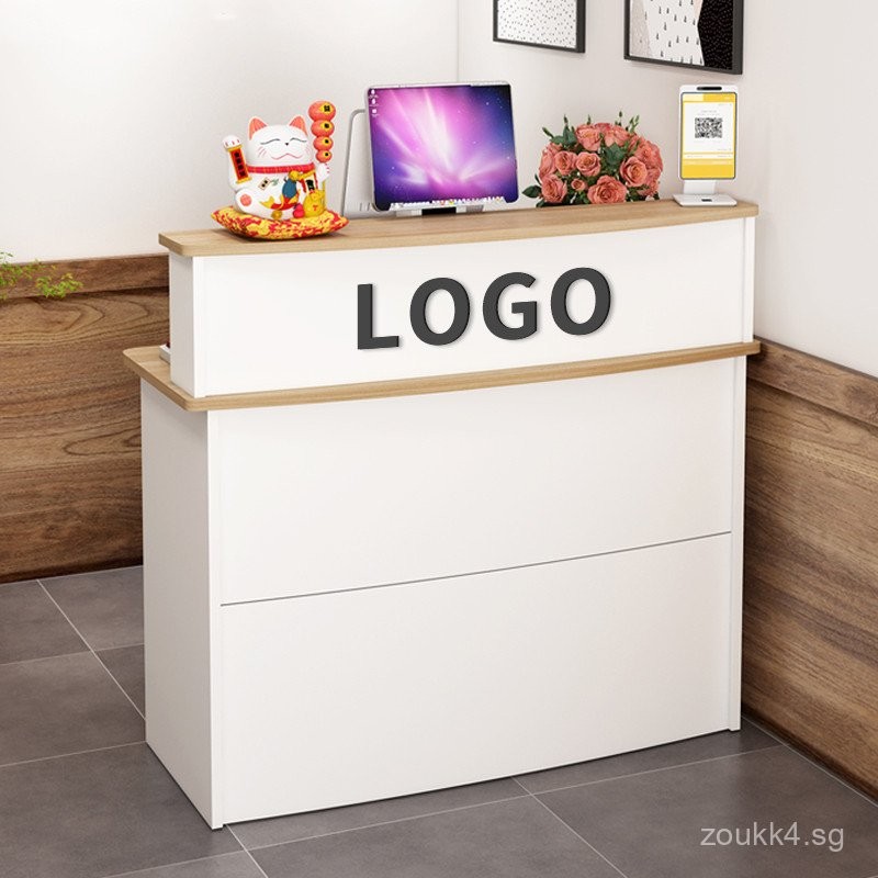 Modern Minimalist Small Cash Register Counter for Clothing Store Beauty ...