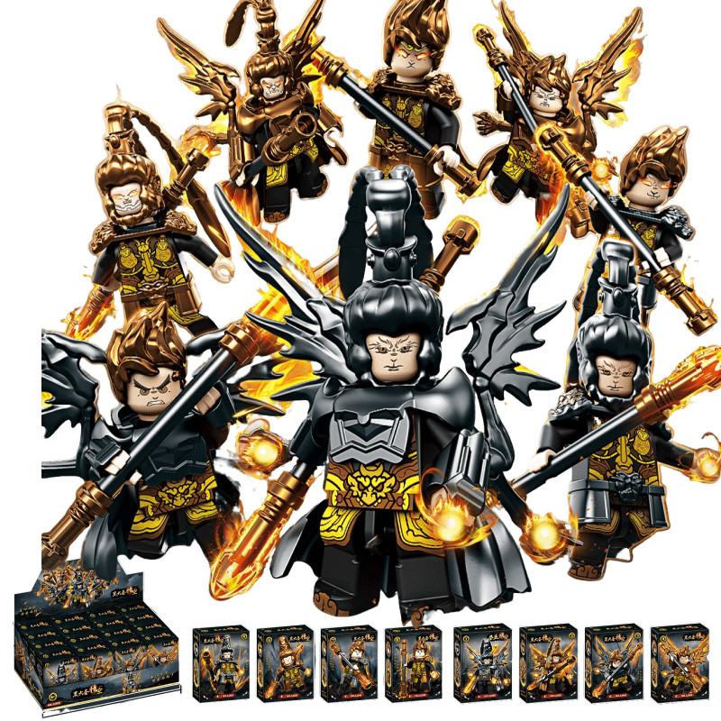 SG Black Myth Wukong Movable Joints Compatible with Lego Bricks Blind ...