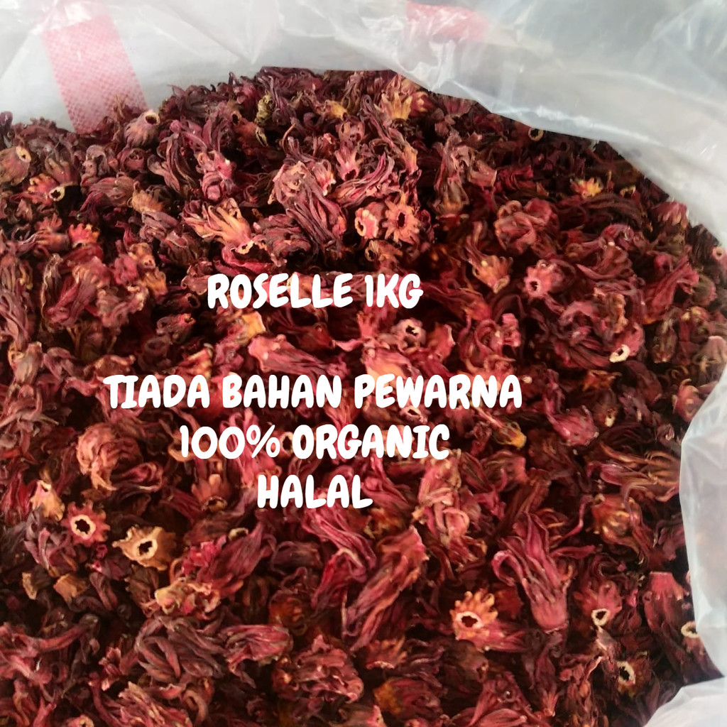 Roselle 1KG| Rosella Flower Hibiscus Flower Ribena Tea 洛神花茶袋装 | pewarna ...