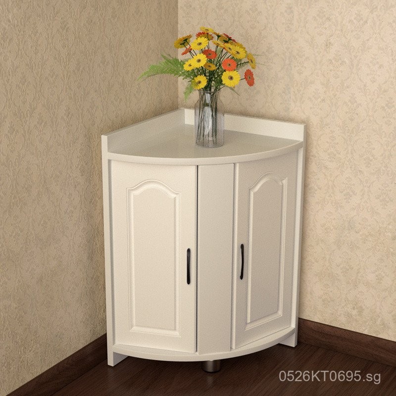 Triangular Storage Cabinet Corner Cabinet Wall Corner Cabinet Small ...