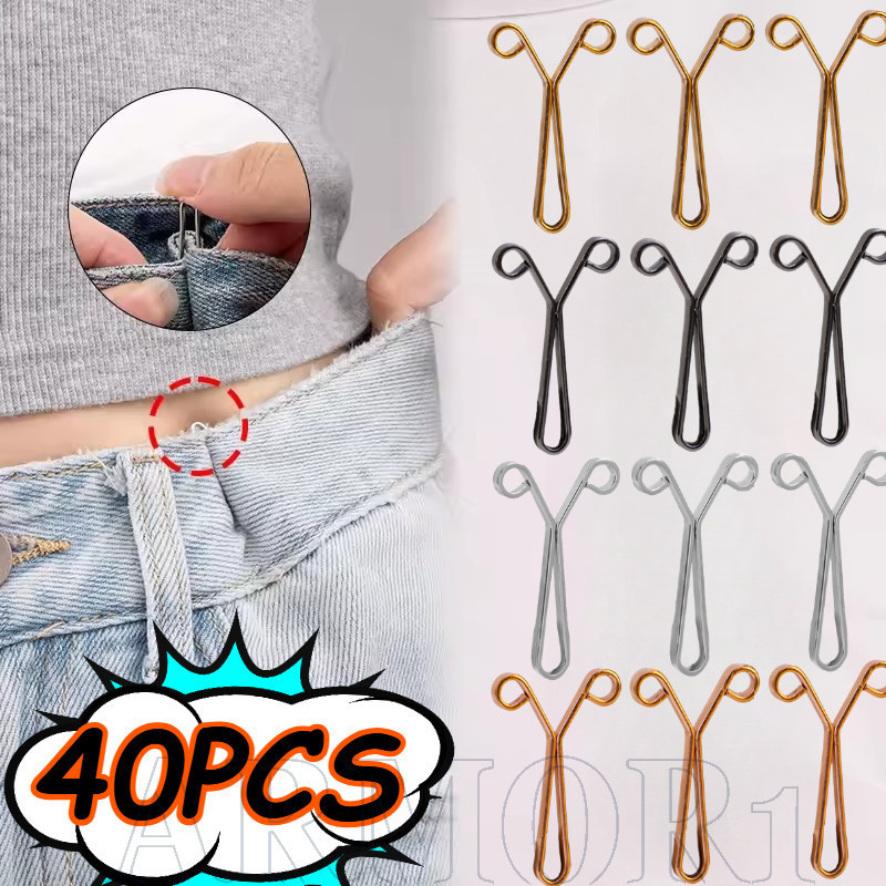 10-40Pcs Alloy Cuff Fixed Clips - No Sewing, Adjustable, Detachable ...