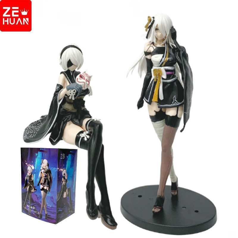 NieR Automata Anime YoRHa 2B A2 Model Action Figure Toys | Shopee Singapore
