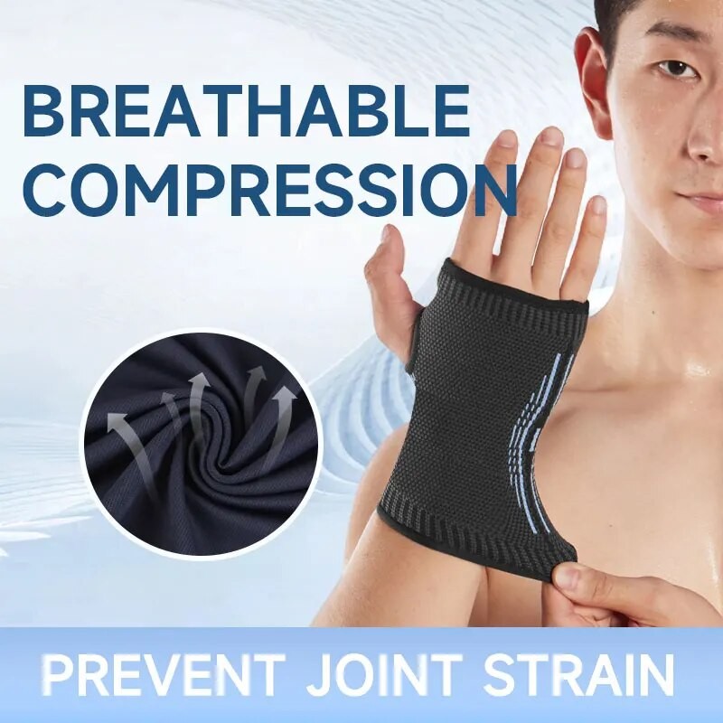 Knitting High Elastic Hand Sleeve Wrist Compression Brace for Carpal ...