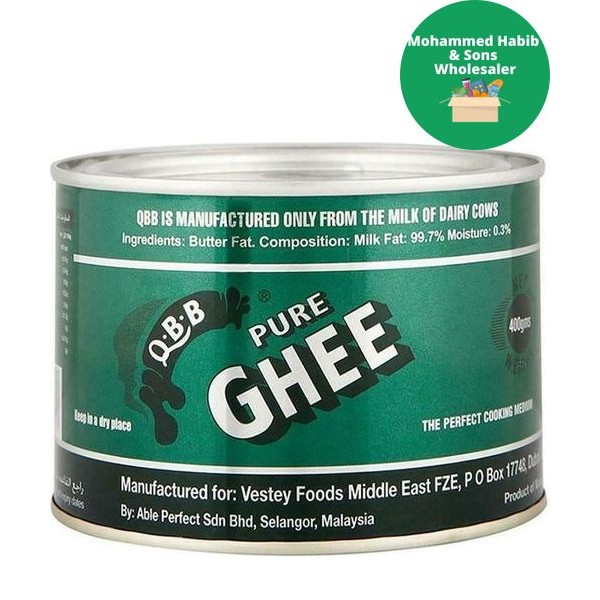 QBB Pure Ghee 400g by Mohammad Habib & Sons | Shopee Singapore