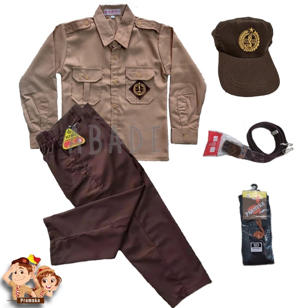 LEONMALL complete long elementary school boy scout uniform for grades 1 ...