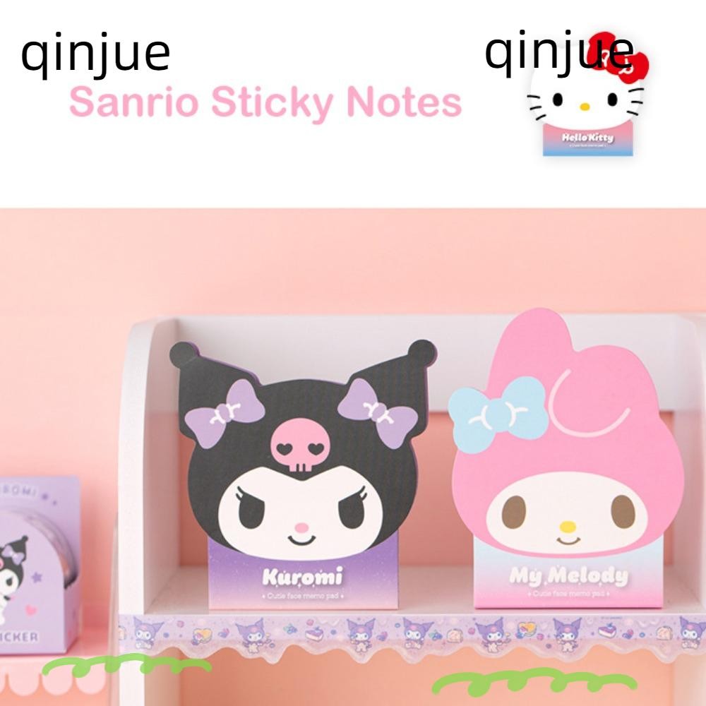 QINJUE 50pcs Memo Pad, Sanrio Thickened Reminder Notes, Office Supplies ...