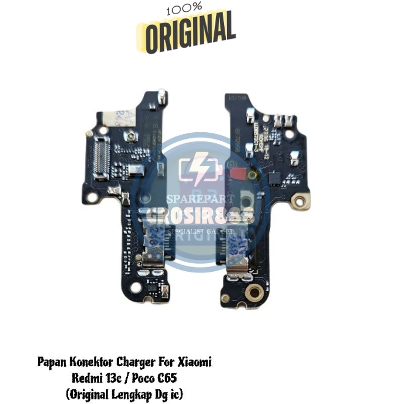 Original has ic - Redmi 13c / poco C65 Charger Connector Xiaomi Redmi ...