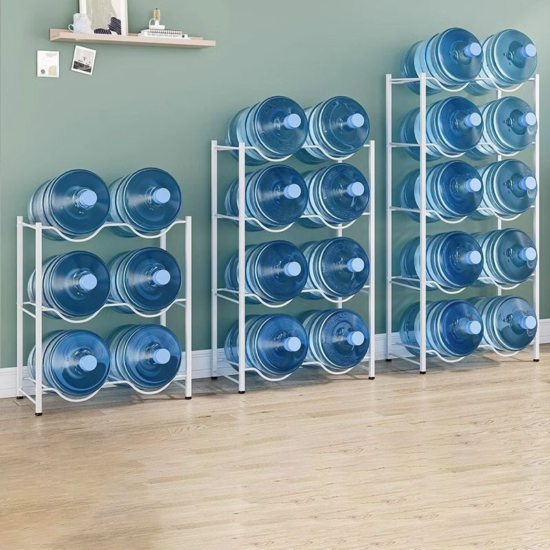 Multi-layer drinking water bucket rack barreled water stand on the ...