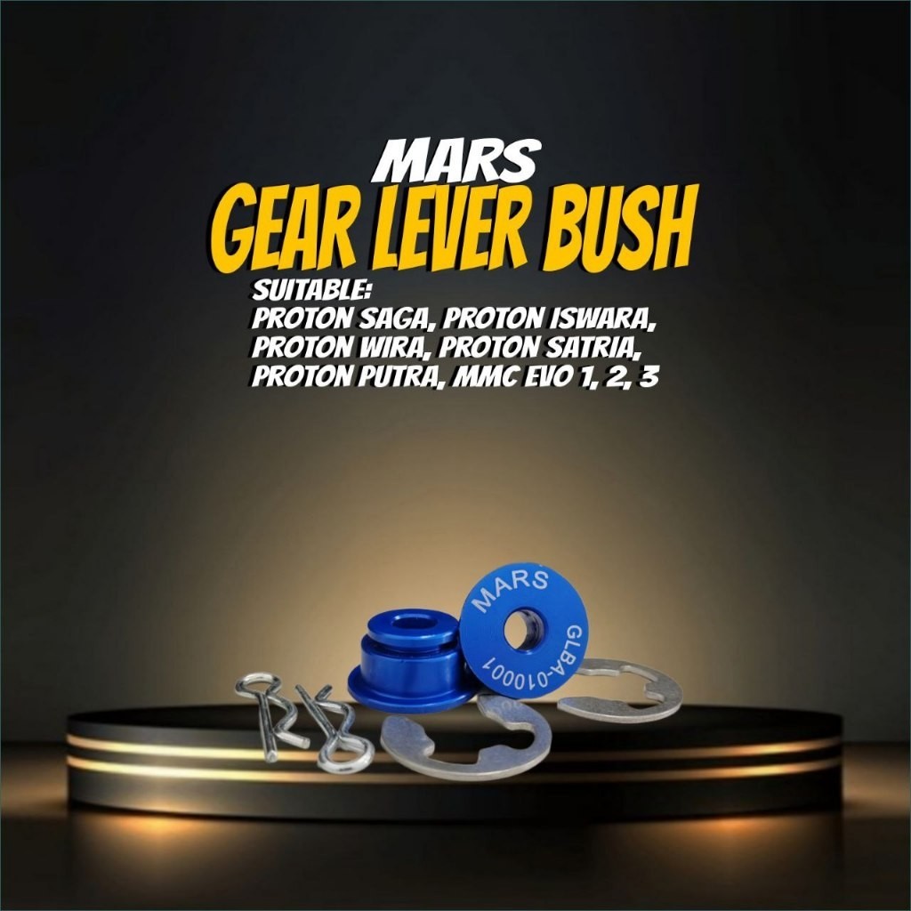 MARS GEAR LEVER BUSH BLUE FOR PROTON SAGA ,ISWARA, WIRA,SATRIA, PUTRA ...