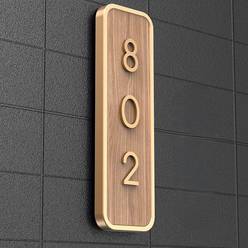Acrylic Number Plate Customize Plate Rumah House Number number plate ...