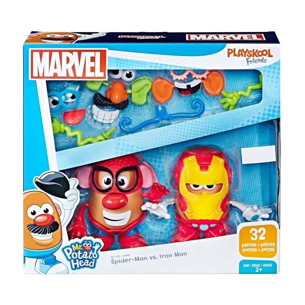 Toy Story Mr. Potato Head Marvel Spider-Man Iron Man Figures Building ...
