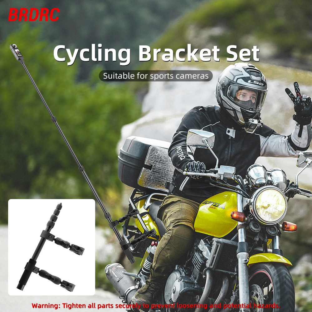Outdoor Riding Vlog Photography Mount Bicycle Motorcycle Mount for Insta360 X5 | Shopee Singapore
