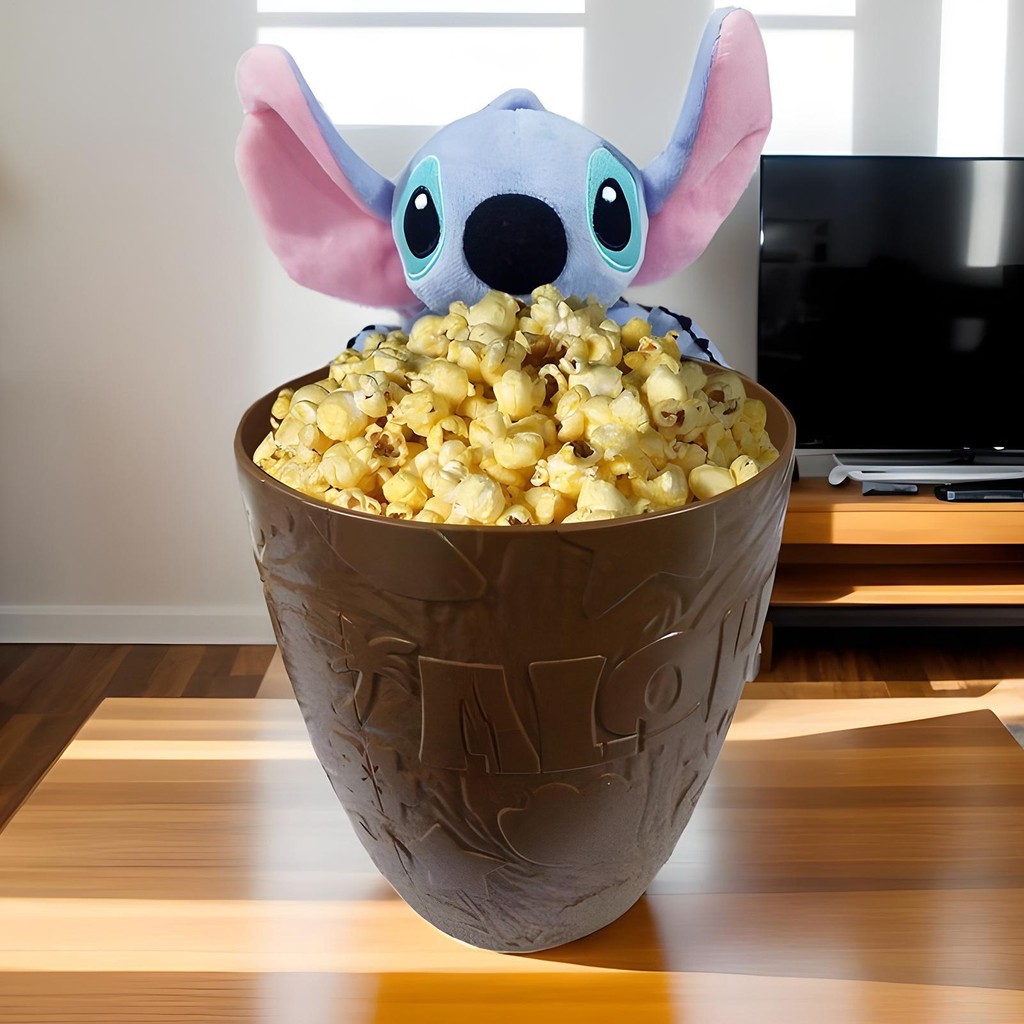 Lilo & Stitch 2025 Stitch Plush Popcorn Bucket Plush Popcorn Bucket ...