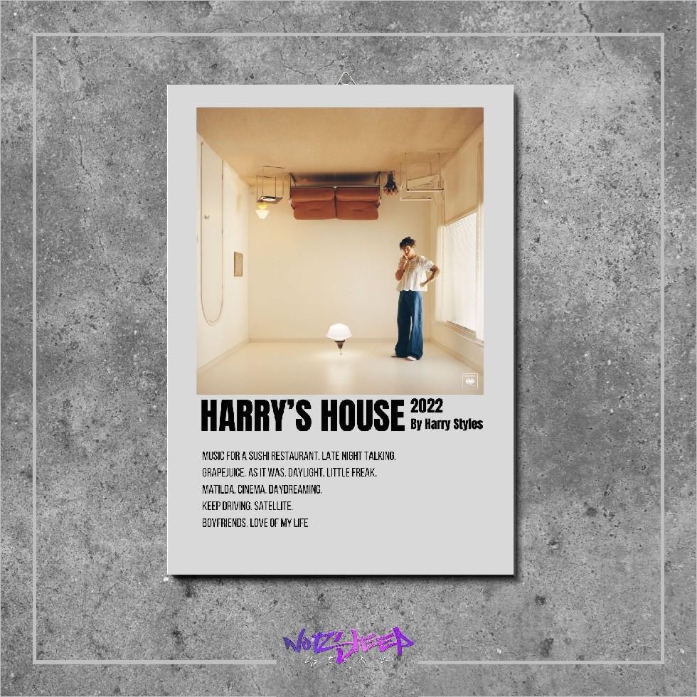 Wooden Poster Wooden Frameless Poster Cover Music Album Harry's House ...