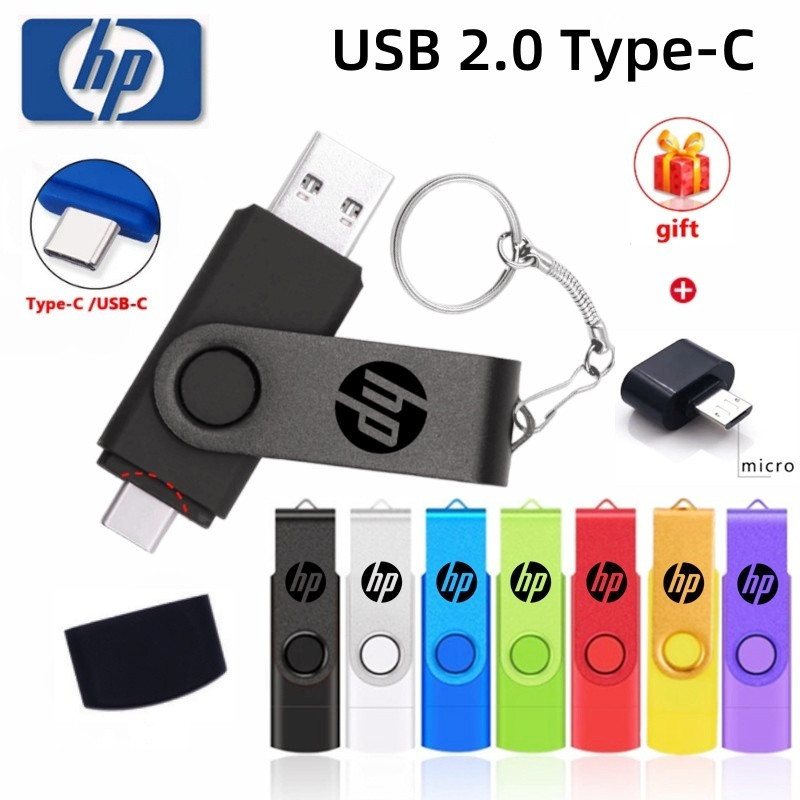 HP 2TB OTG 3 in 1 USB Micro Type-C High Speed Flash Drive 1TB 512GB ...
