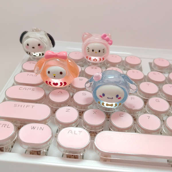 keycaps keycaps custom ESC Keycap Transparent Big-Eared Dog PC Dog ...