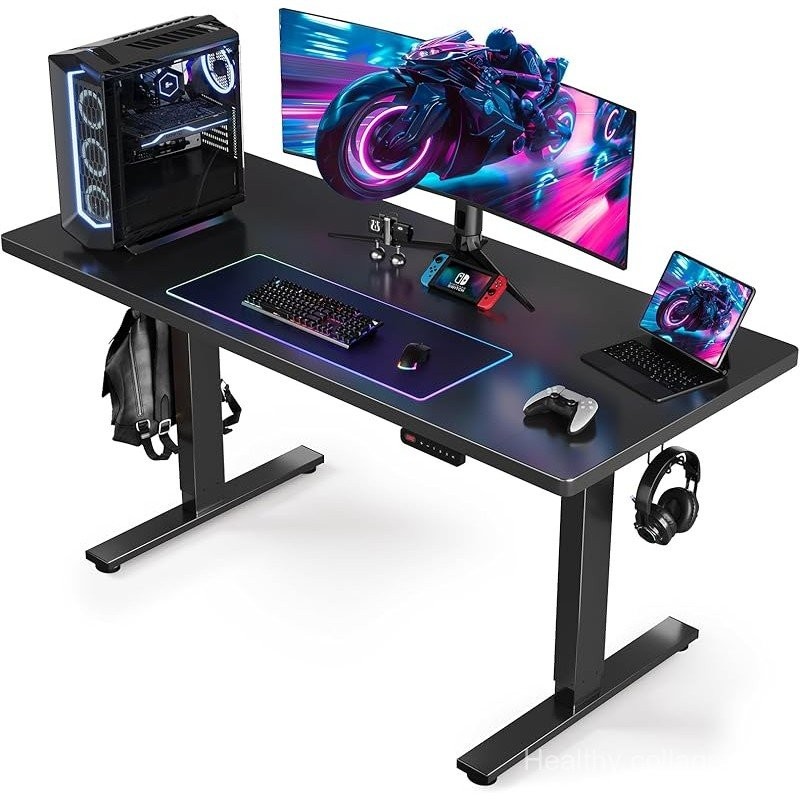 SIAGO Electric Standing Desk Adjustable - 48 x 24 Inch Sit Stand up ...
