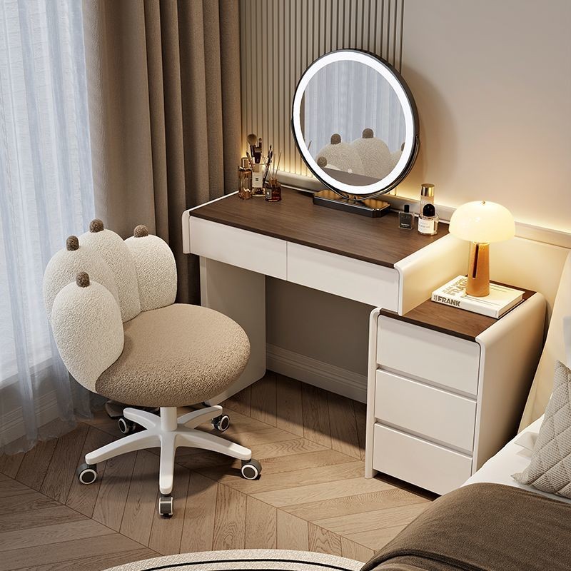 Dressing Table Cream Style Make Up Table Dressing Table With Mirror ...