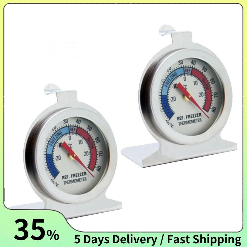 2 Pcs Refrigerator Thermometer 20℃～20℃/-20℉～80℉ Fridge Analog ...