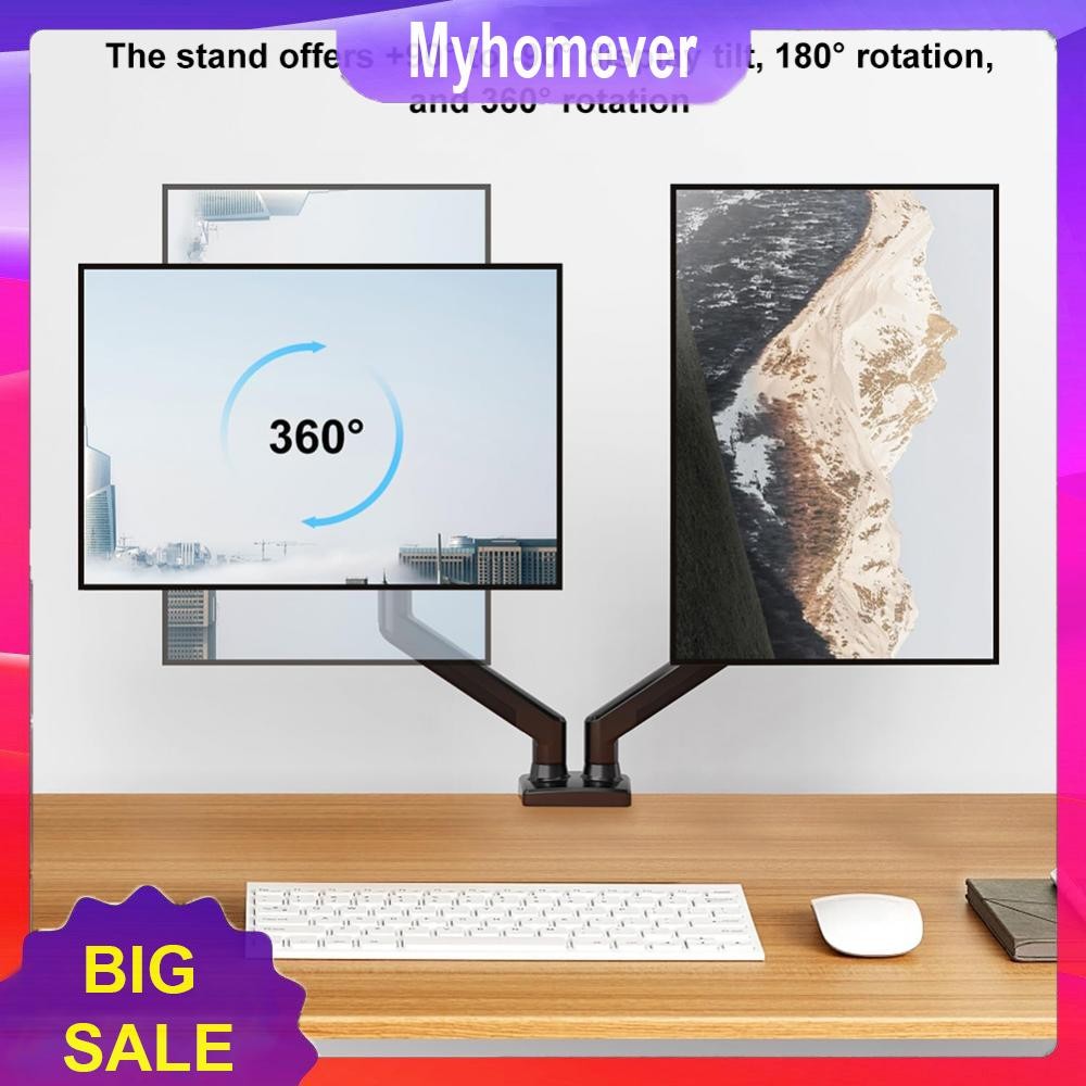 Dual Monitor Stand Expandable Display Bracket for 13 To 32 Inch ...