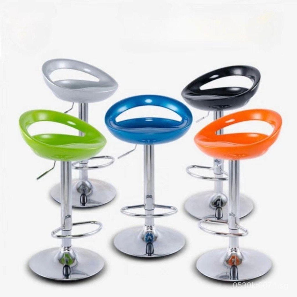 Chair Home Cashier Front Desk Round Stool High Leg Modern Simple Stool ...