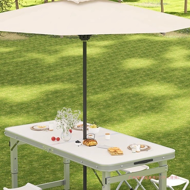 WYShy Folding Table Outdoor Portable Dining Table Hand Lift Small Table ...
