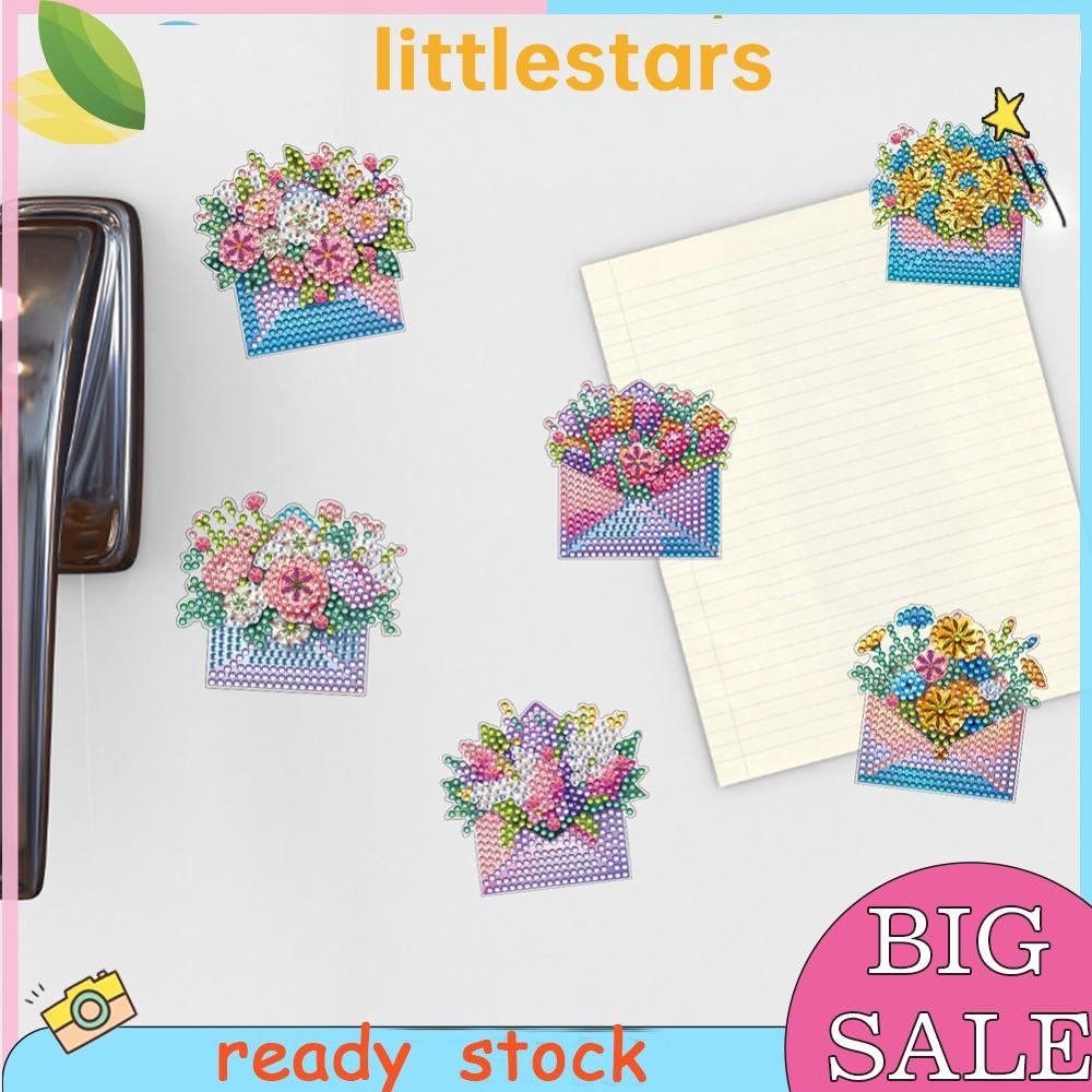 6Pcs Diamond Painting Refrigerator Magnets Animal DIY Diamond Art ...