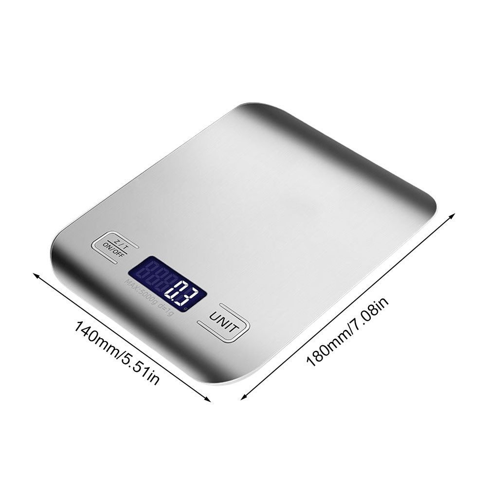 10kg/1g Digital Kitchen Scale Waterproof Food Scale High Precision ...
