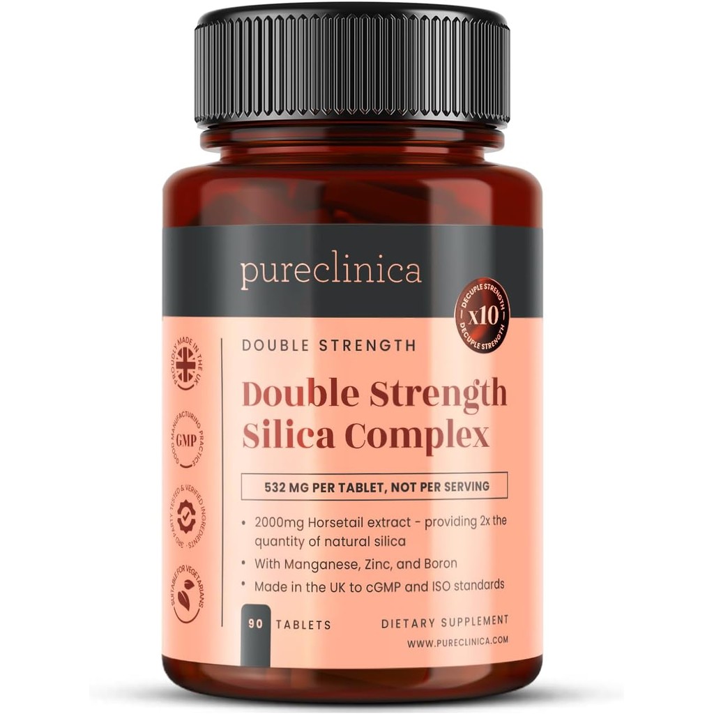 Double Strength Silica Complex – 3 Month Supply! (2000mg Horsetail ...