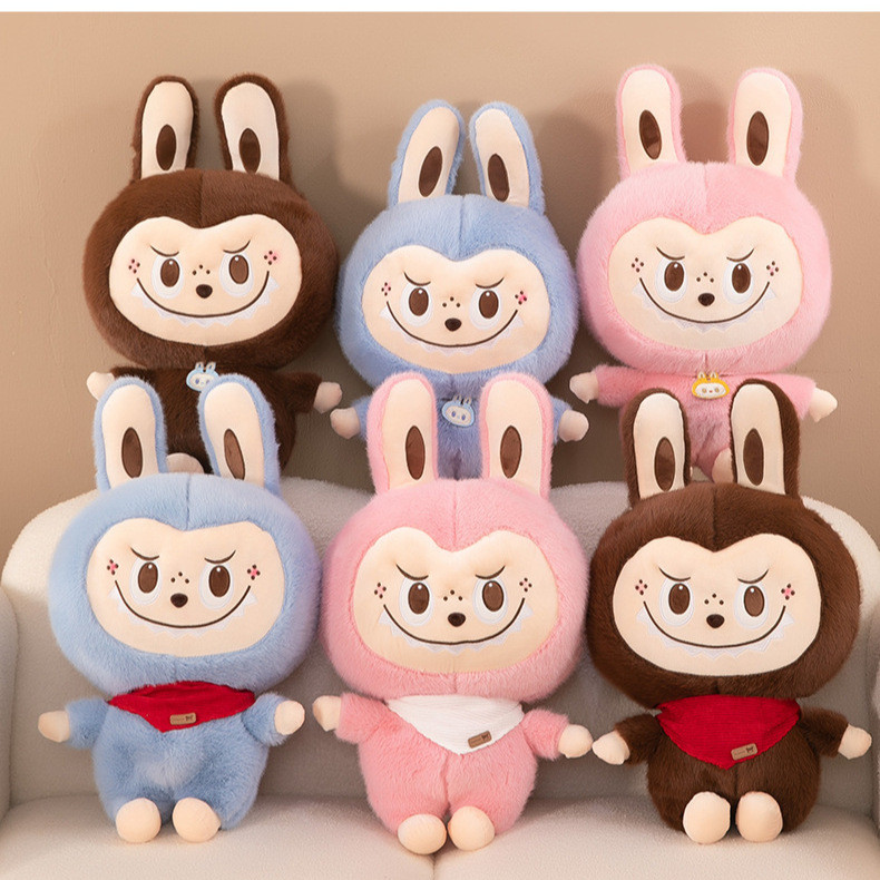 Scarf Bubble LABUBU LABUBU Plush Toy Doll Cute Anime Style Doll ...