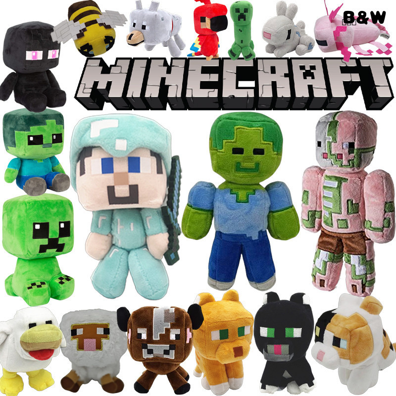 2025 Minecraft Creeper Steve Toys, Movie Game Collectibles Toys ...