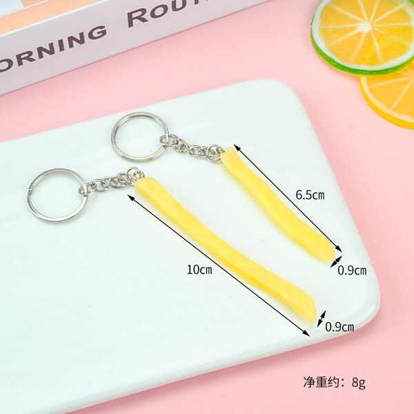keychain plush keychain Fun Simulation Food Fried Chicken Legs Chicken ...