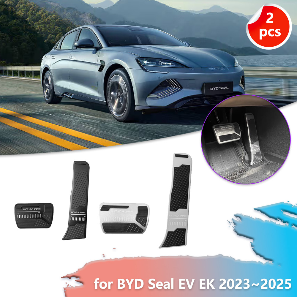 Car Gas Brake Pedal for BYD Seal EV EK 2023~2025 Rubber Anti-Slip No ...